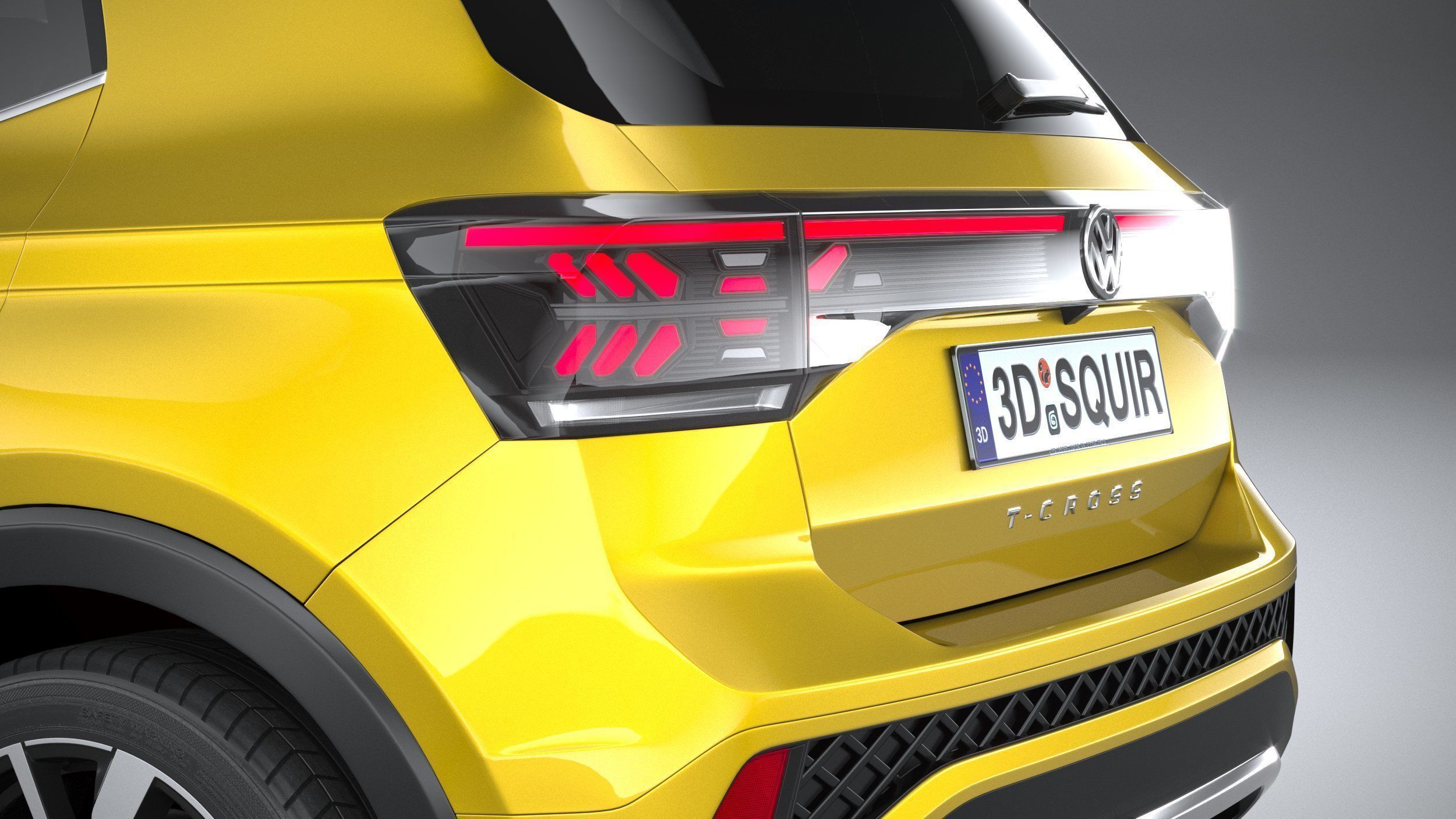 Volkswagen T-Cross R-Line 2024 3D model | CGTrader