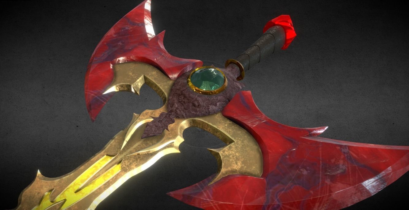 3D model Demonic Sword VR / AR / low-poly | CGTrader