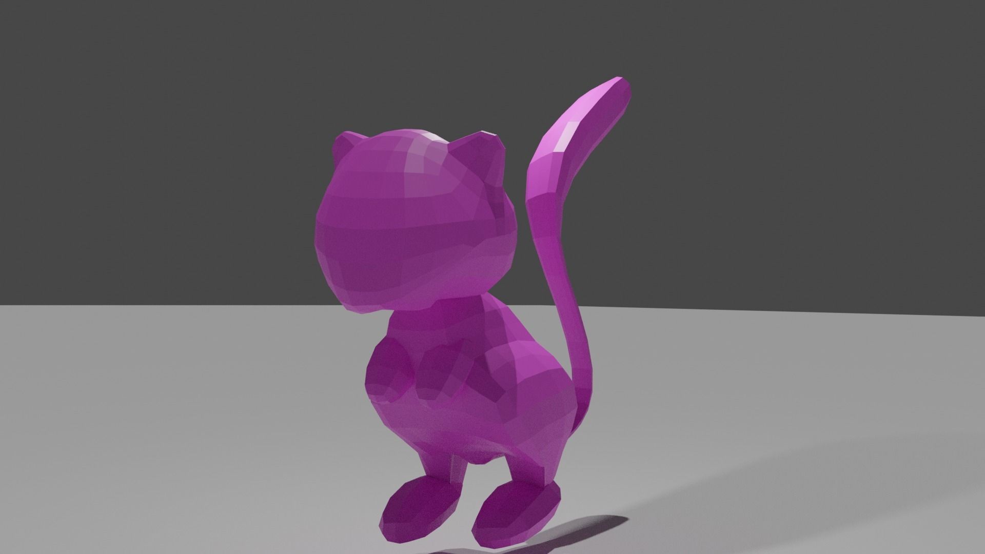 low poly Mew Pokemon 3D model 3D printable | CGTrader