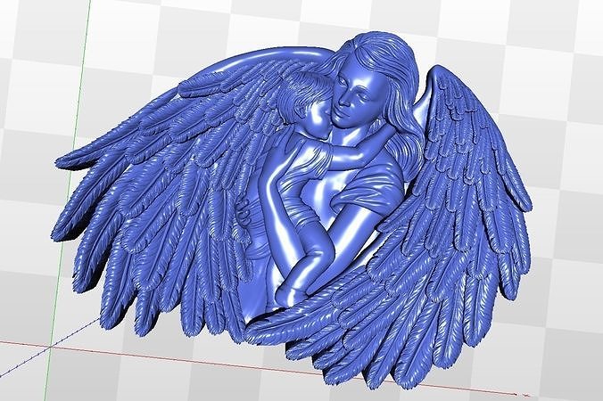Mother Angel Texture | CGTrader