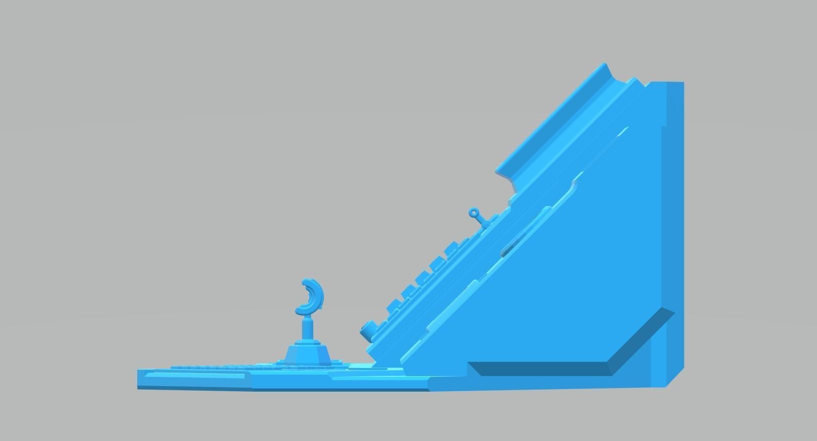 Sci-fi Console 3D model 3D printable | CGTrader