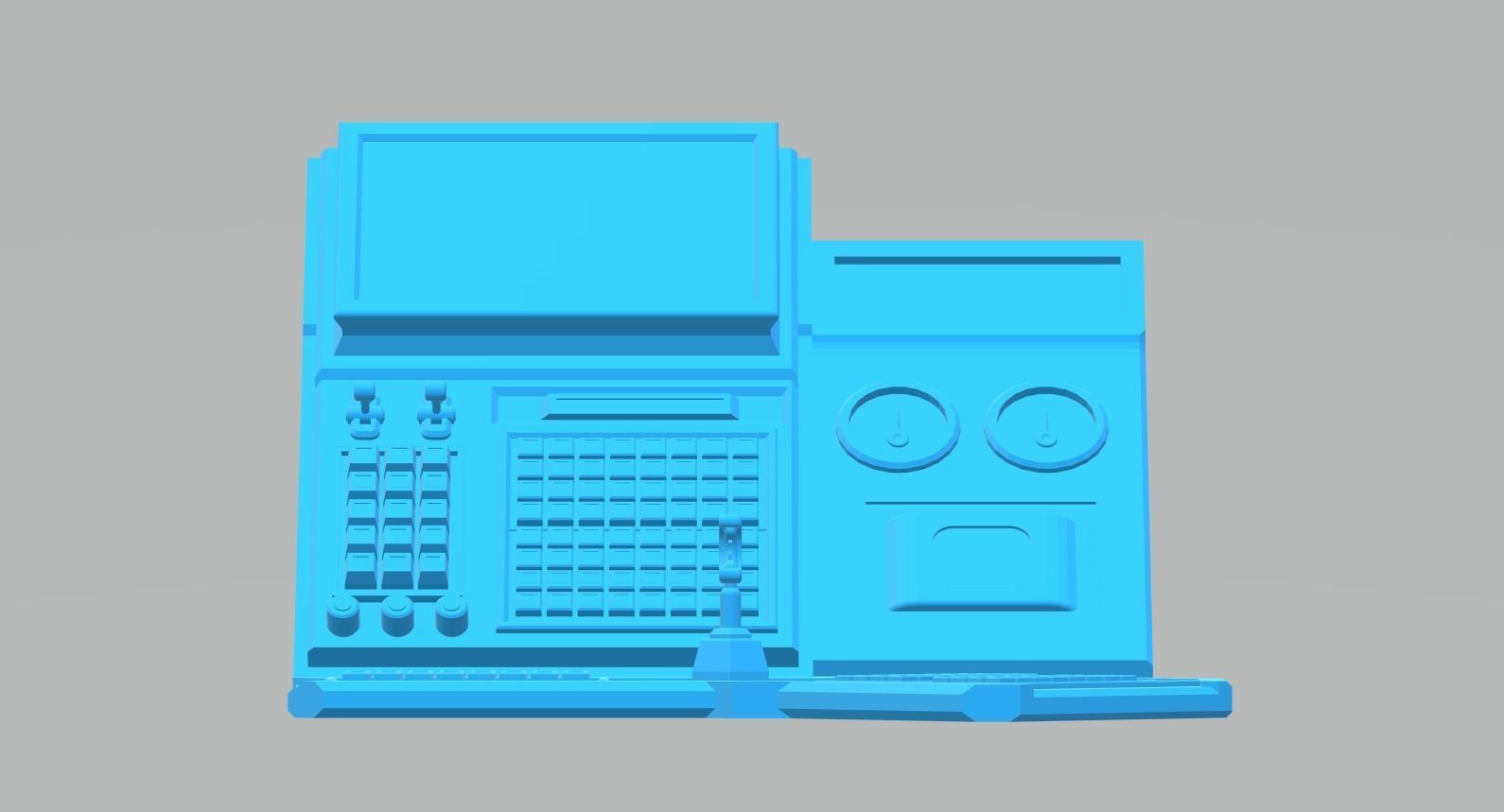 Sci-fi Console 3D model 3D printable | CGTrader