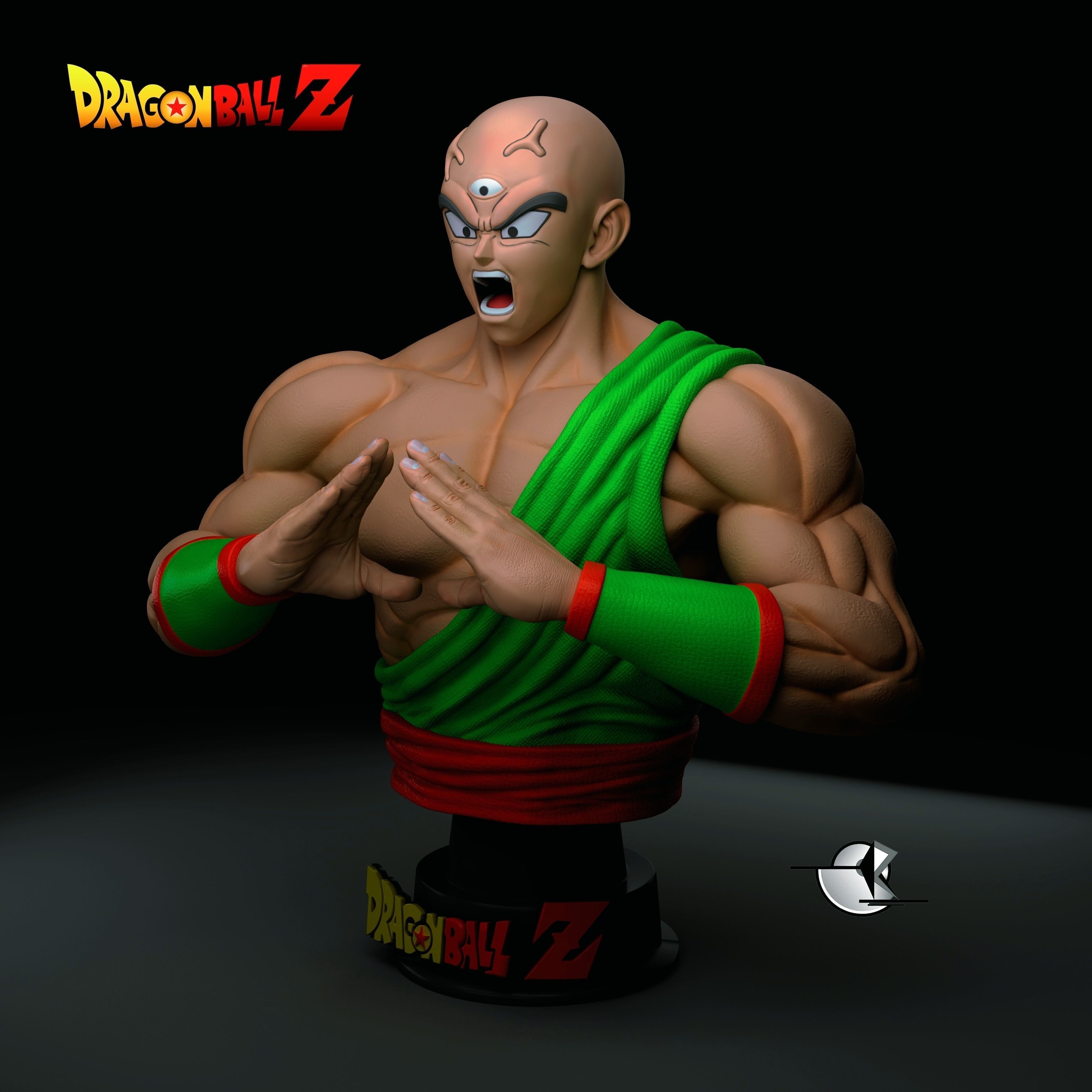 ten shin han bust 3D model 3D printable | CGTrader