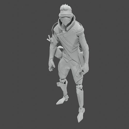 Apex Legends Character 3D Print OBJ STL File Octane 1 3D model 3D ...