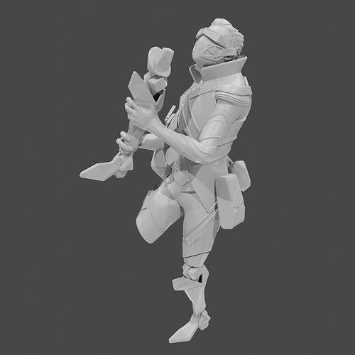 Apex Legends Character 3D Print OBJ STL File Octane 5 3D model 3D ...