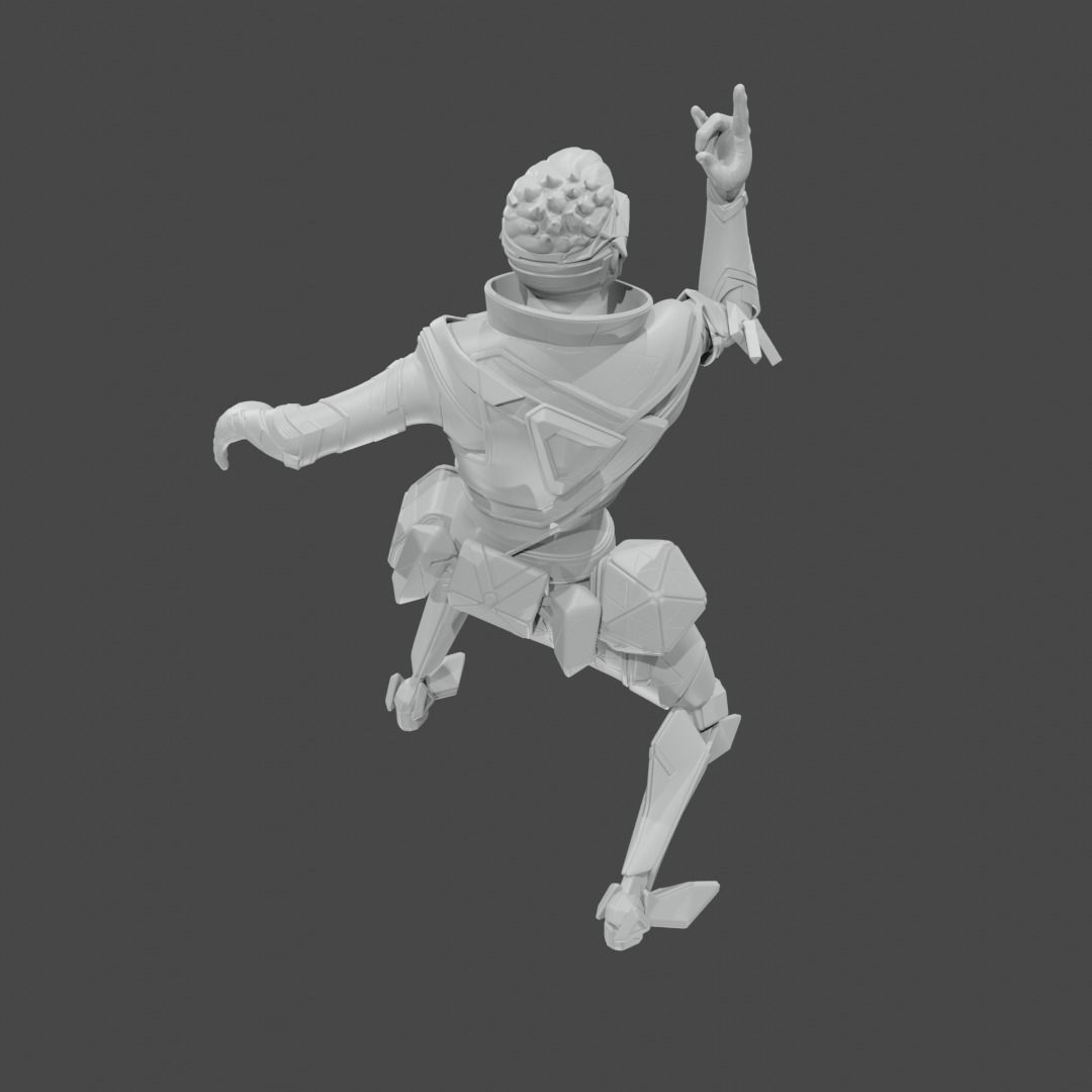 Apex Legends Character 3D Print OBJ STL File Octane 6 3D model 3D ...