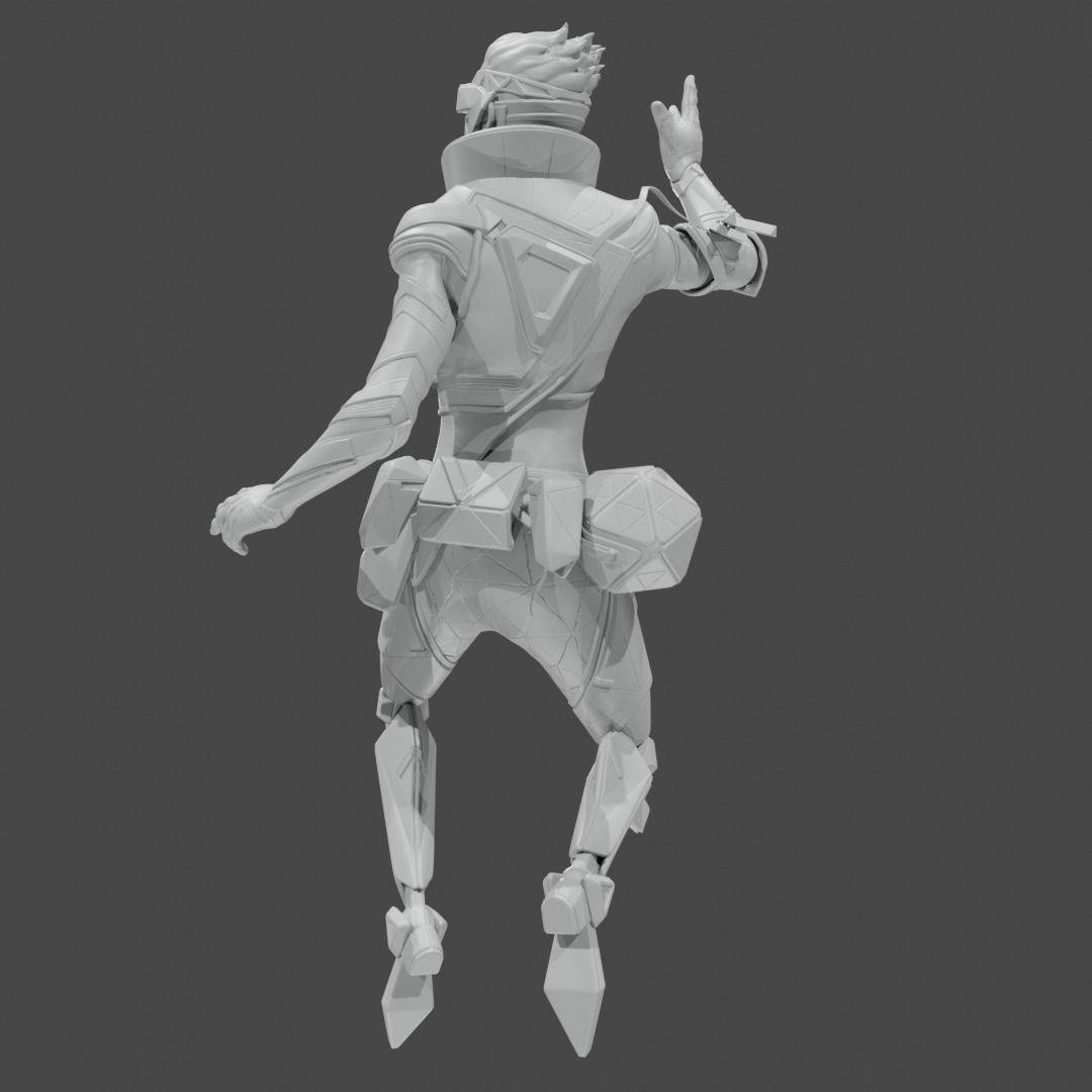 Apex Legends Character 3D Print OBJ STL File Octane 9 3D model 3D ...