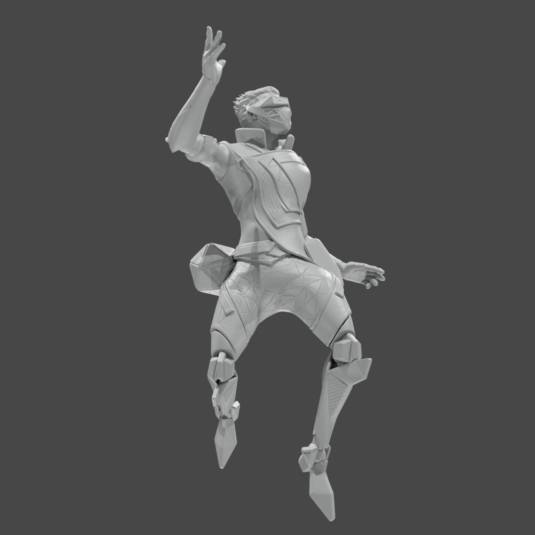 Apex Legends Character 3D Print OBJ STL File Octane 9 3D model 3D ...