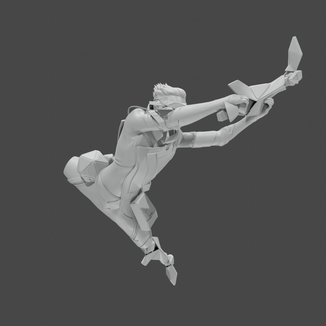Apex Legends Character 3D Print OBJ STL File Octane 12 3D model 3D ...