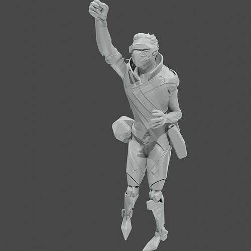 Apex Legends Character 3D Print OBJ STL File Octane 15 3D model 3D ...