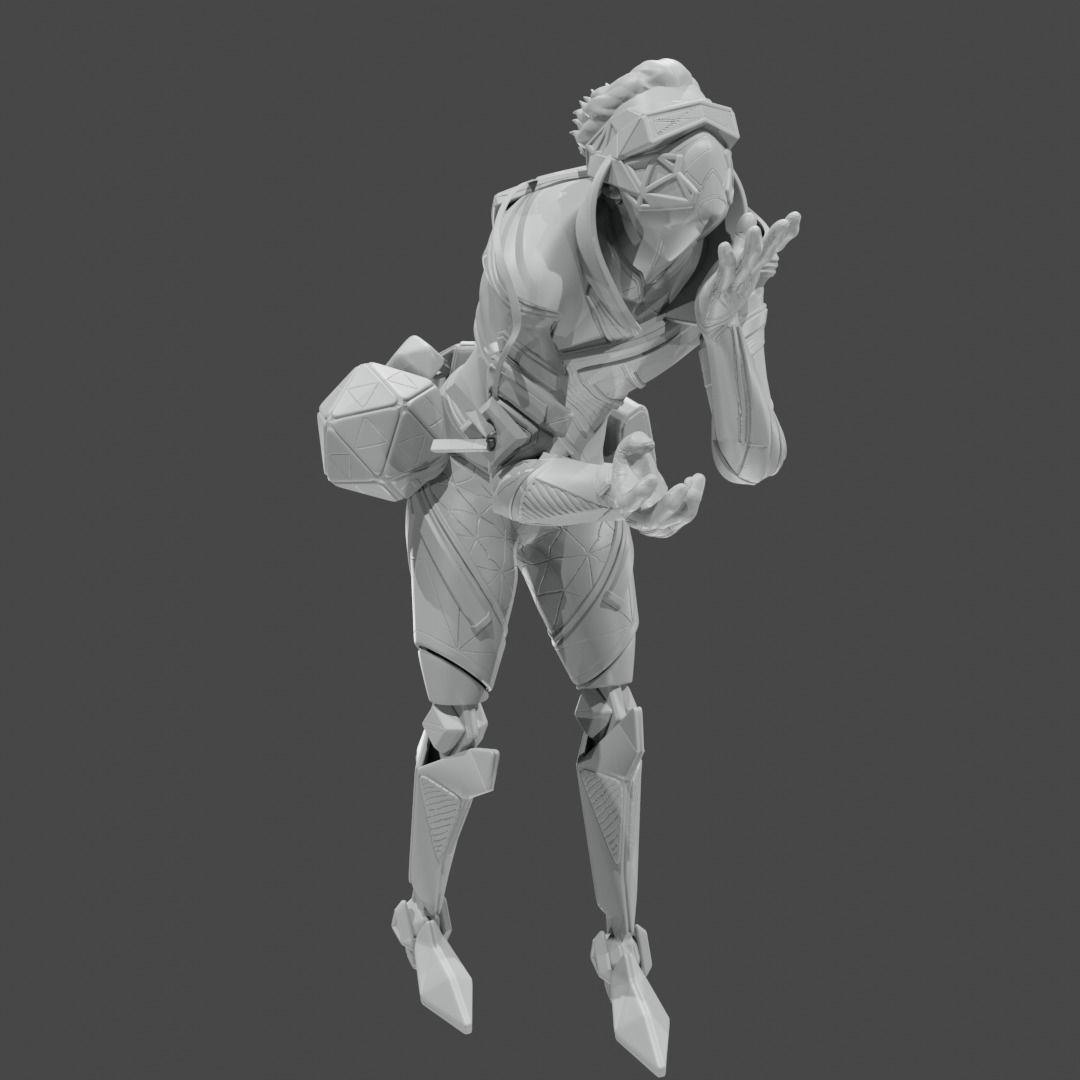 Apex Legends Character 3D Print OBJ STL File Octane 16 3D model 3D ...