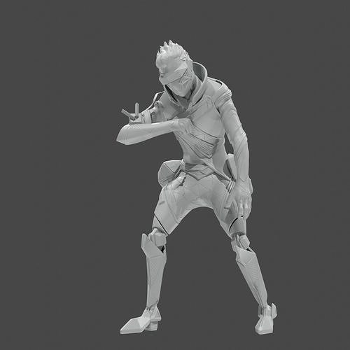 Apex Legends Character 3D Print OBJ STL File Octane 20 3D model 3D ...