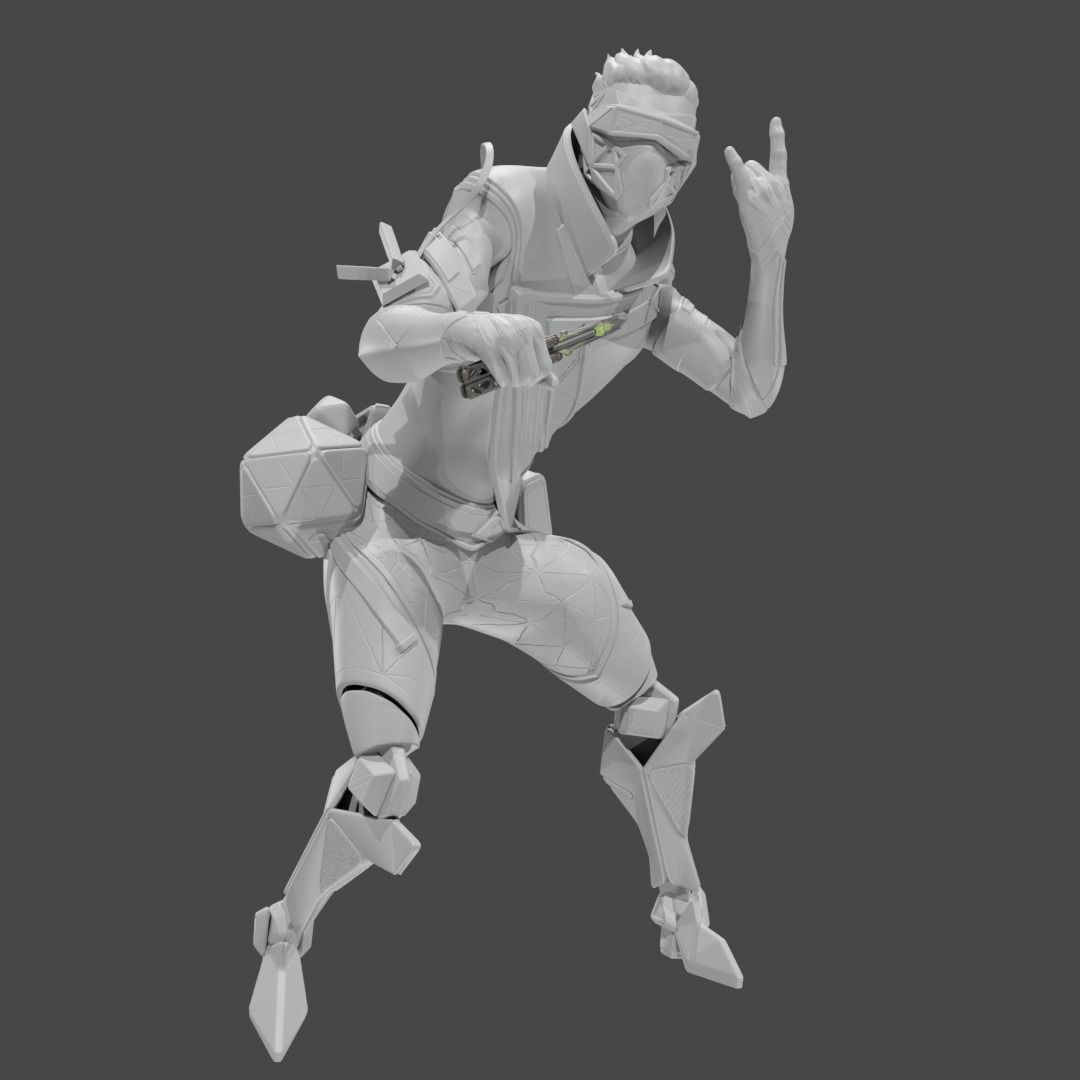 Apex Legends Character 3D Print OBJ STL File Octane 21 3D model 3D ...