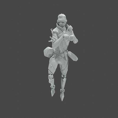 Apex Legends Character 3D Print OBJ STL File Octane 34 3D model 3D ...