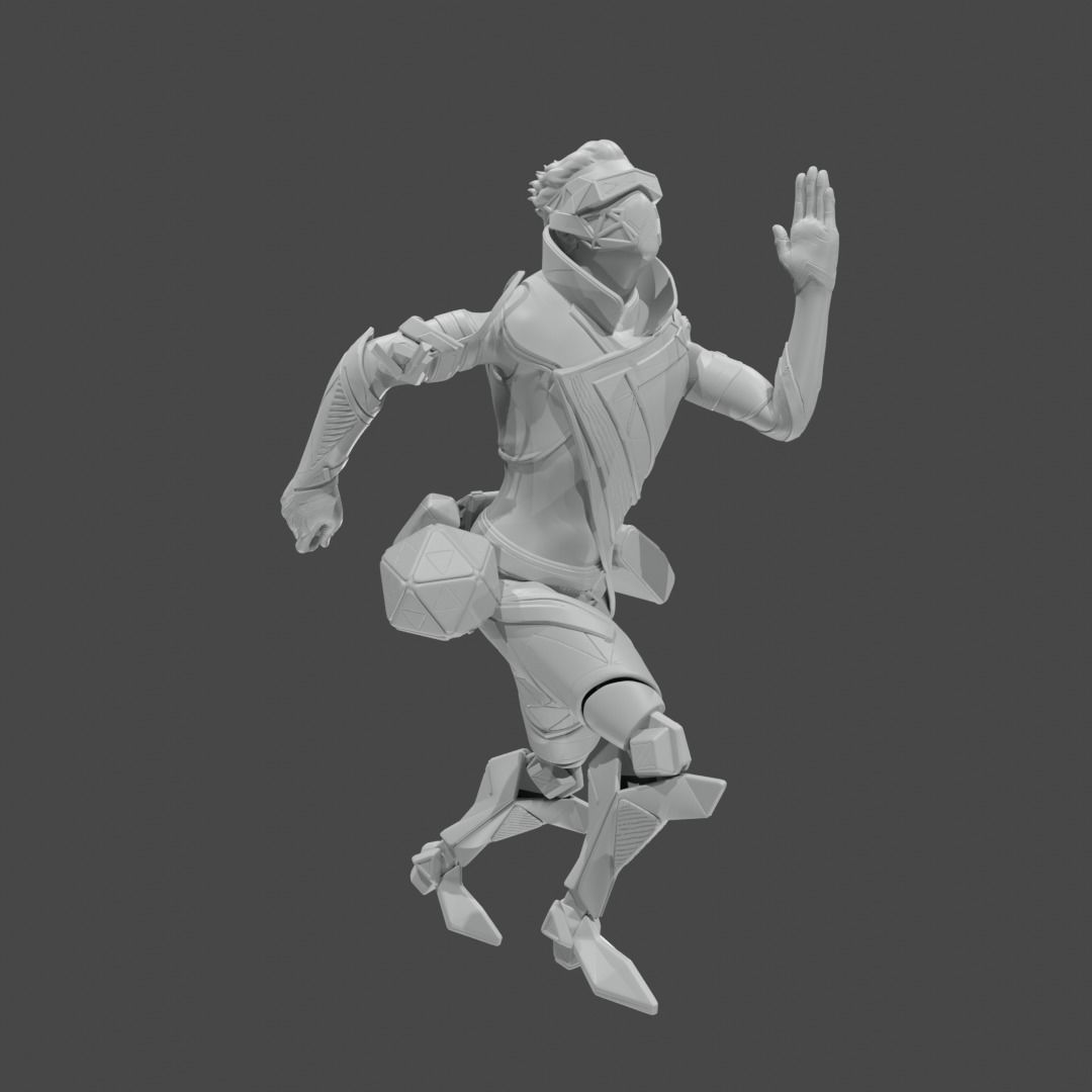 Apex Legends Character 3D Print OBJ STL File Octane 37 3D model 3D ...