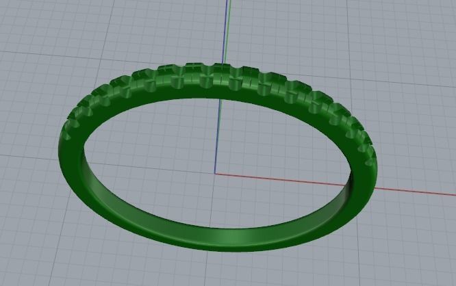 Ring Model 4096 3D model 3D printable | CGTrader