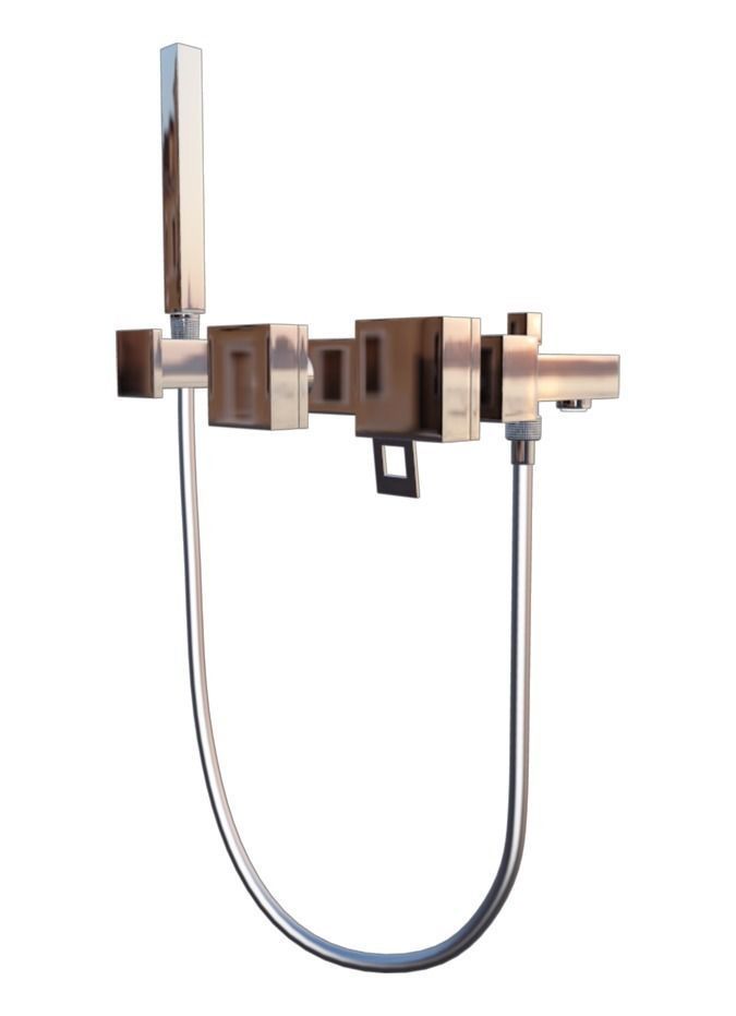 Grohe Product-Shower-Eurocube Single-Lever Bath Mixer 3D model | CGTrader