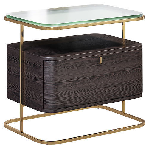 Augusto Bedside Table By Luxdeco 3D model | CGTrader