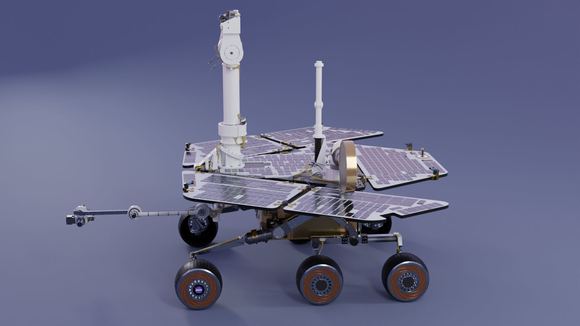 Opportunity rover 3D model | CGTrader