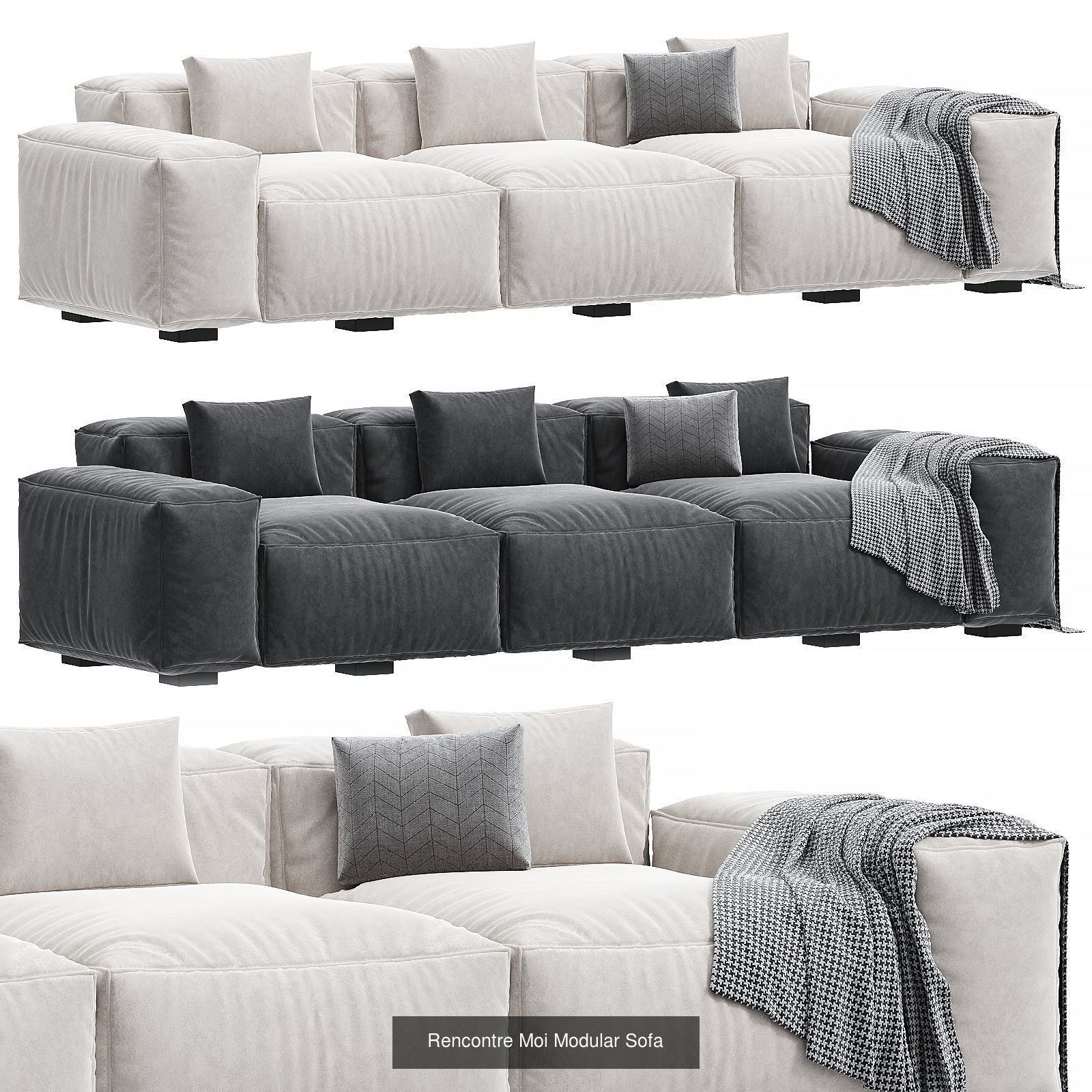 A set of sofas 505 3D Model Collection | CGTrader