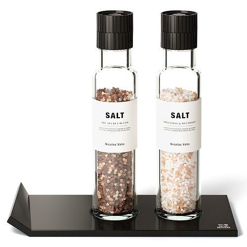 Decor Salt holder and salt Set 92 3D model | CGTrader