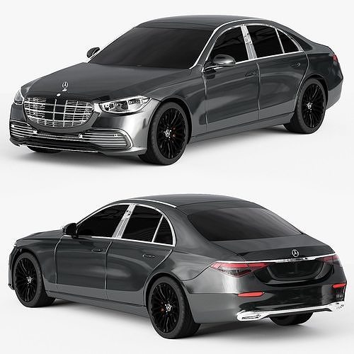Mercedes-benz S class Maybach 2021 3D model | CGTrader