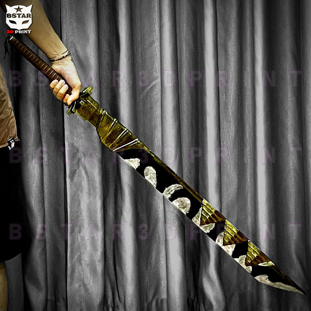 Dragon Bone Sword - Maki Weapon - Jujutsu Kaisen Cosplay 3D model 3D ...