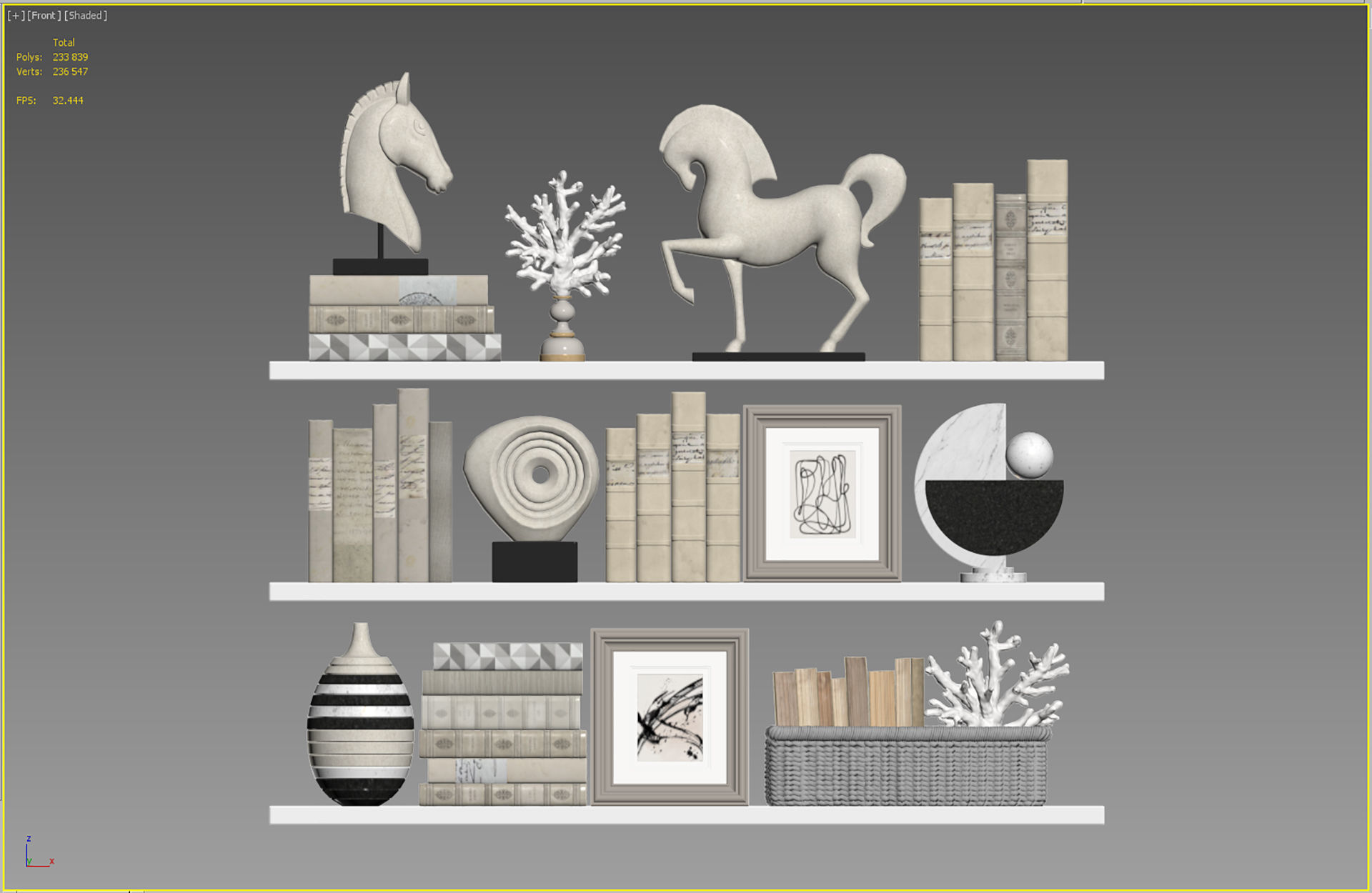 Decor Set 189 3d Model Cgtrader