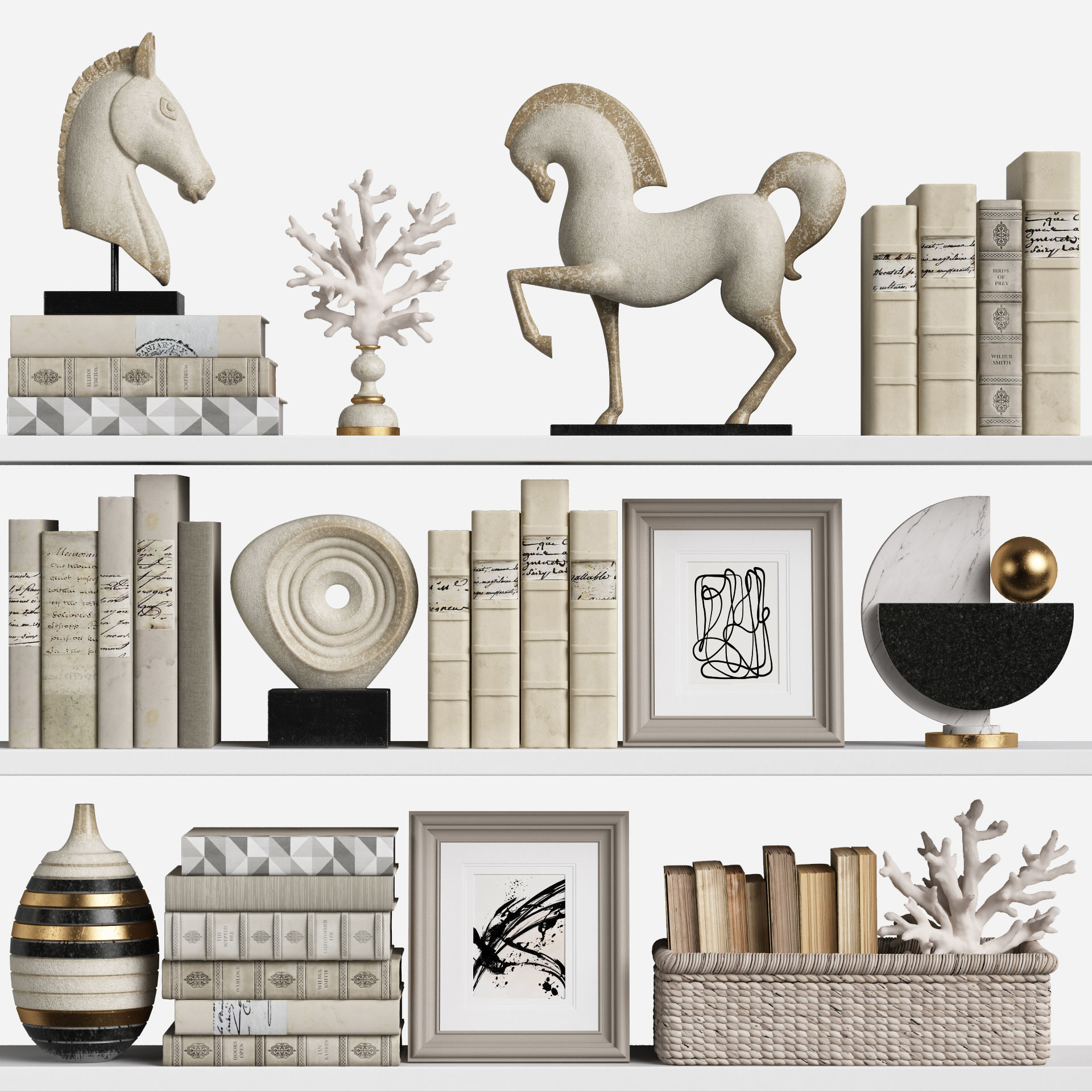 Decor Set 189 3d Model Cgtrader
