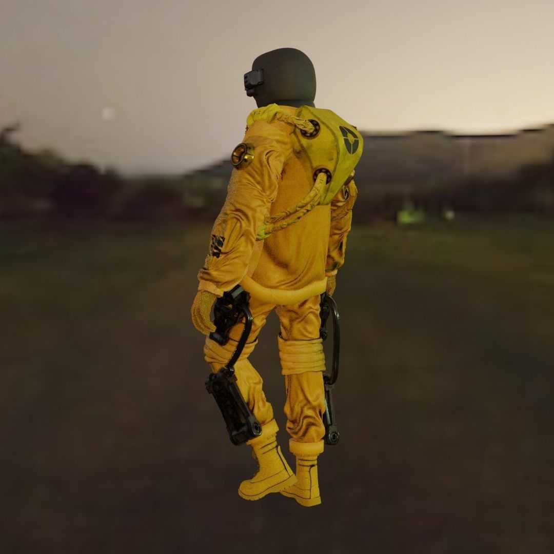 3D model Space suit - Astro Biohazard unit 1 VR / AR / low-poly | CGTrader