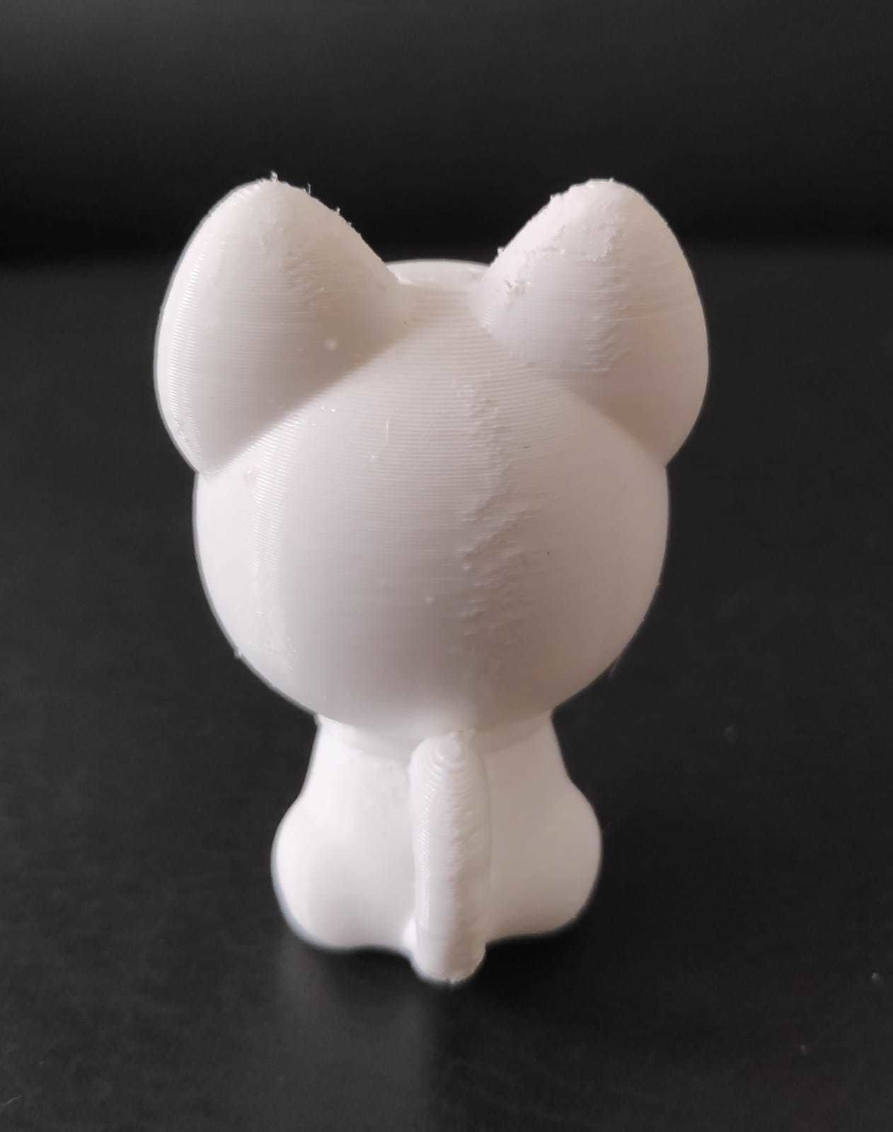Cute Cat Big Eyes 3D model 3D printable | CGTrader