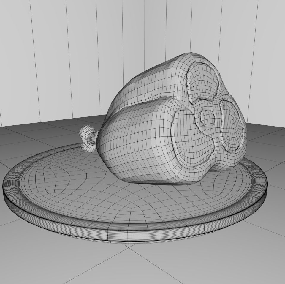 3D model Cartoon meat VR / AR / low-poly | CGTrader