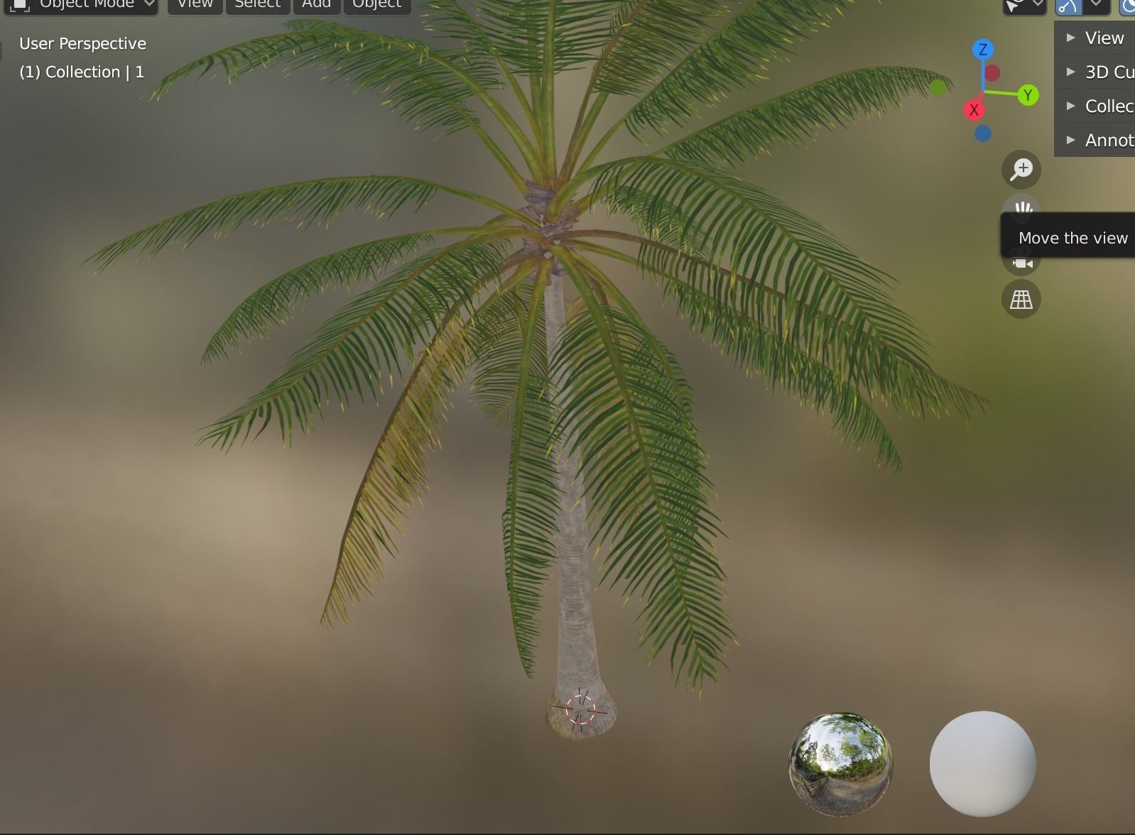 3D model realistic palm tree VR / AR / low-poly | CGTrader