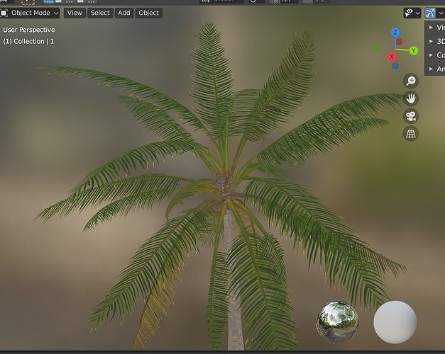 3D model realistic palm tree VR / AR / low-poly | CGTrader