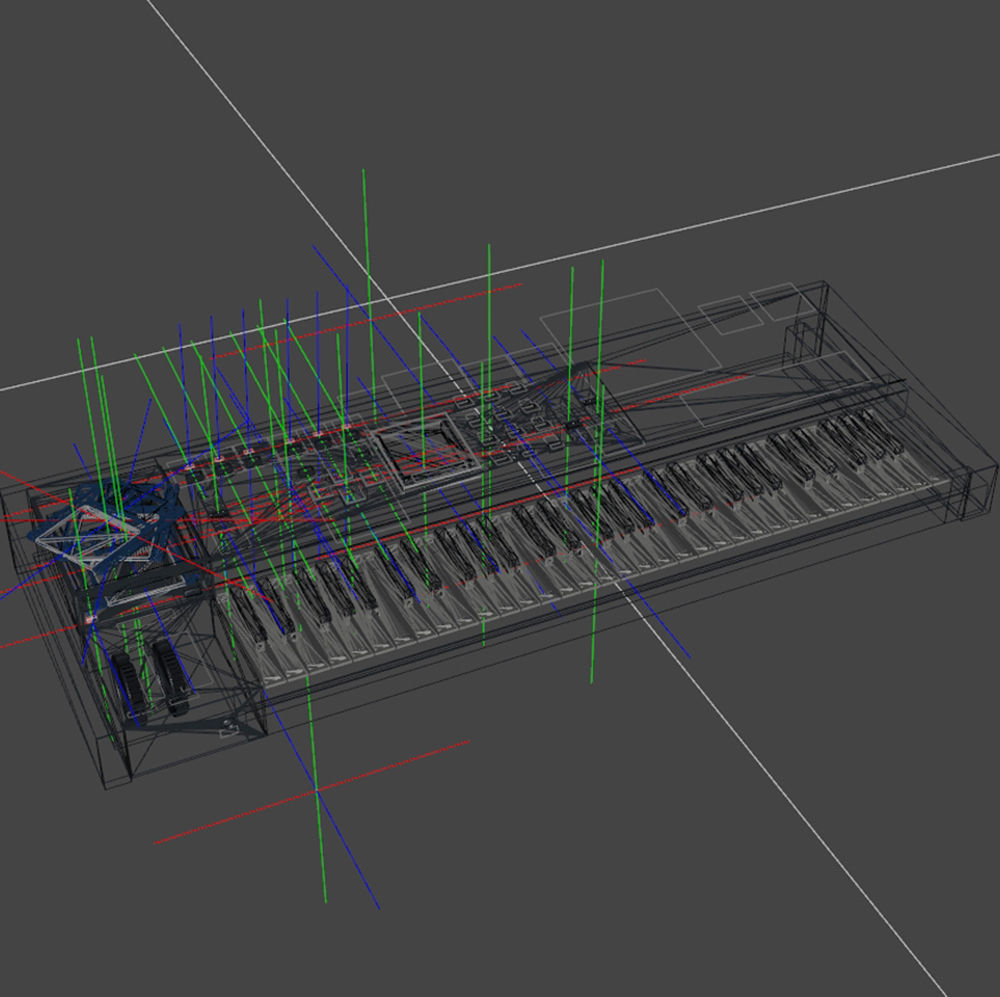 The Casio FZ-1 Digital sampler DAZ 3D model | CGTrader