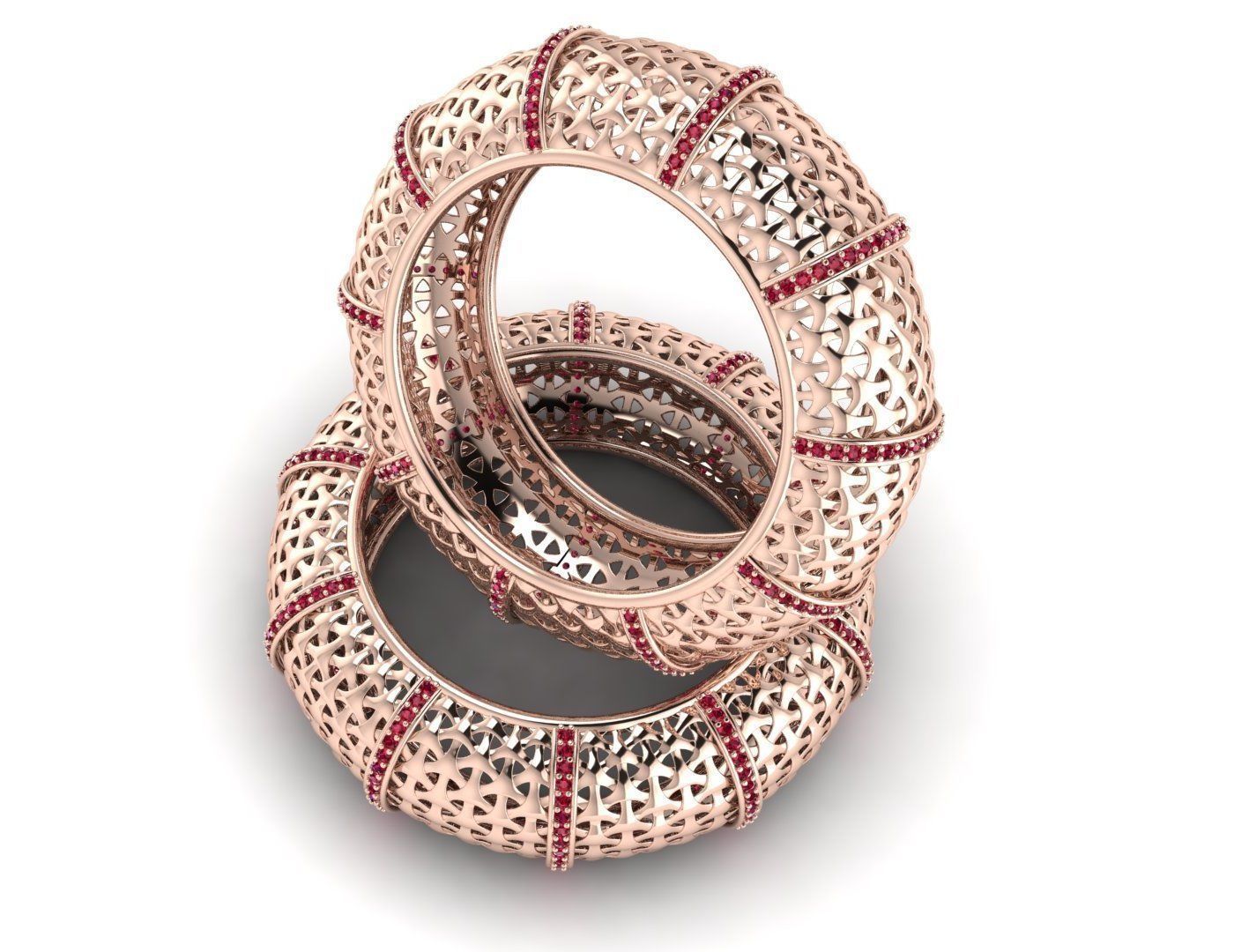 DIAMOND TURKEY SYLISH BANGLE BRACELET 3D model 3D printable | CGTrader