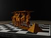 Egypt Chess Set Character Pharaoh Chess Pieces free 3D model 3D ...