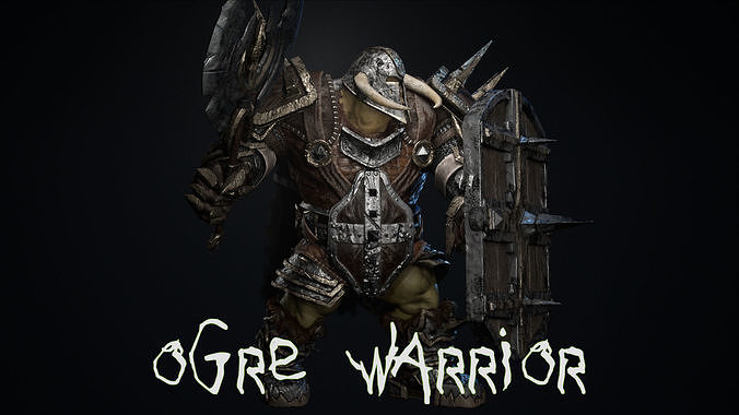 3D model Ogre Warrior VR / AR / low-poly | CGTrader