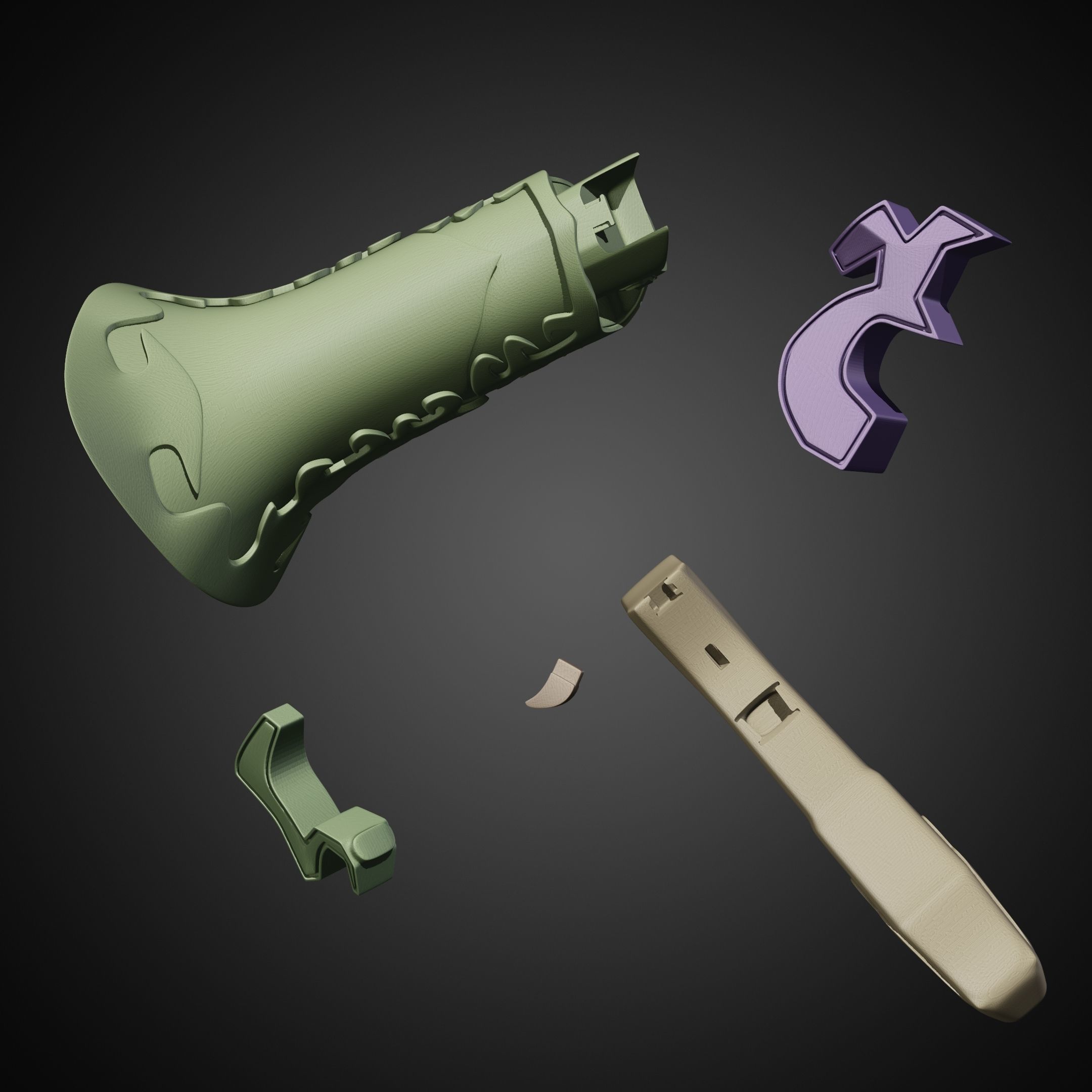 League of Legends Miss Fortune Gun for Cosplay 3D model 3D printable ...