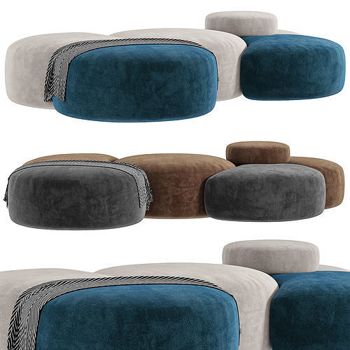 Pasticca Sofa By Living Collection 3D model | CGTrader