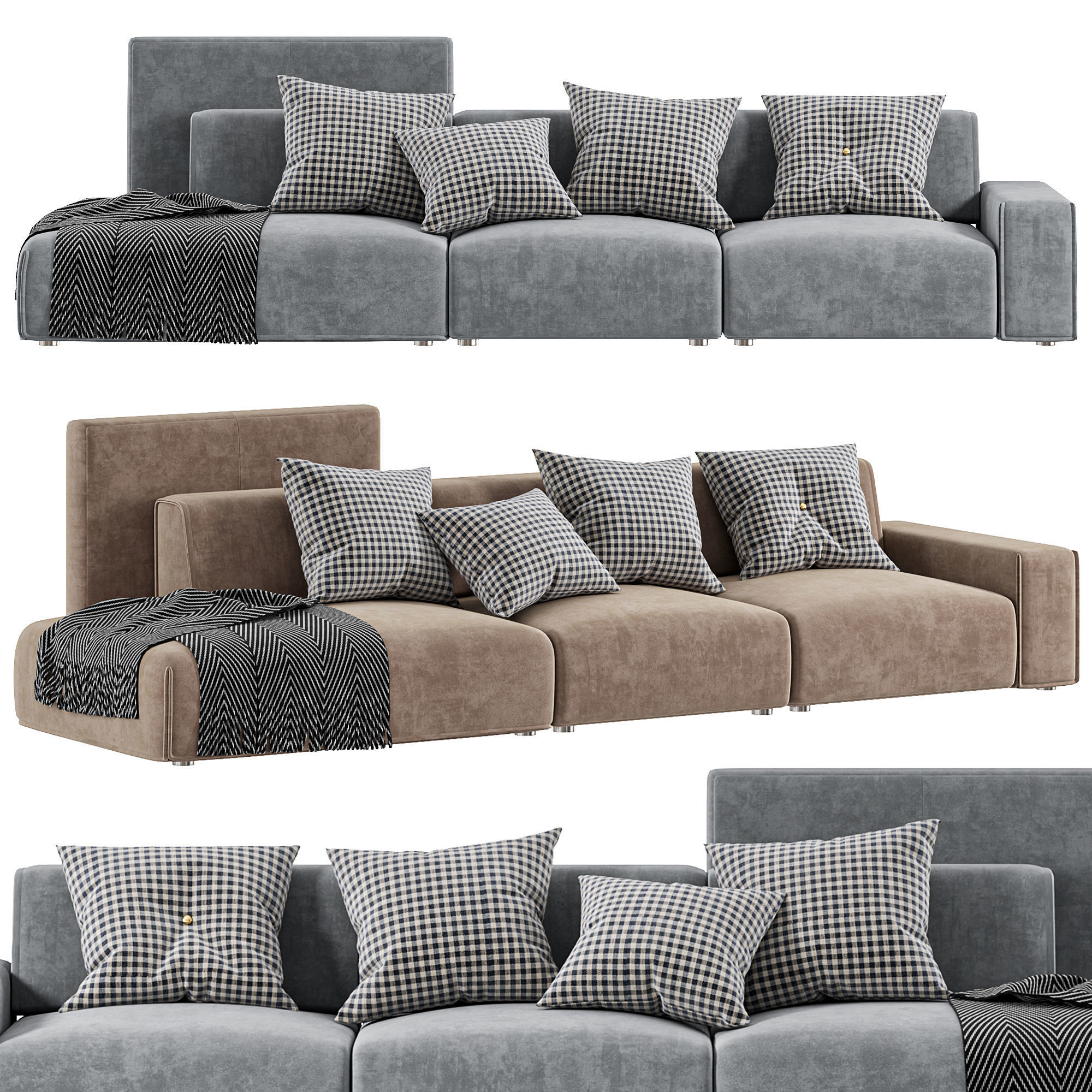MONOLITH SOFA BY STELS COLLECTION 3D model | CGTrader
