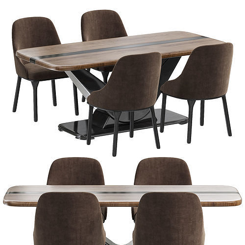 AMELIA DINING TABLE by Atmacha 3D model | CGTrader