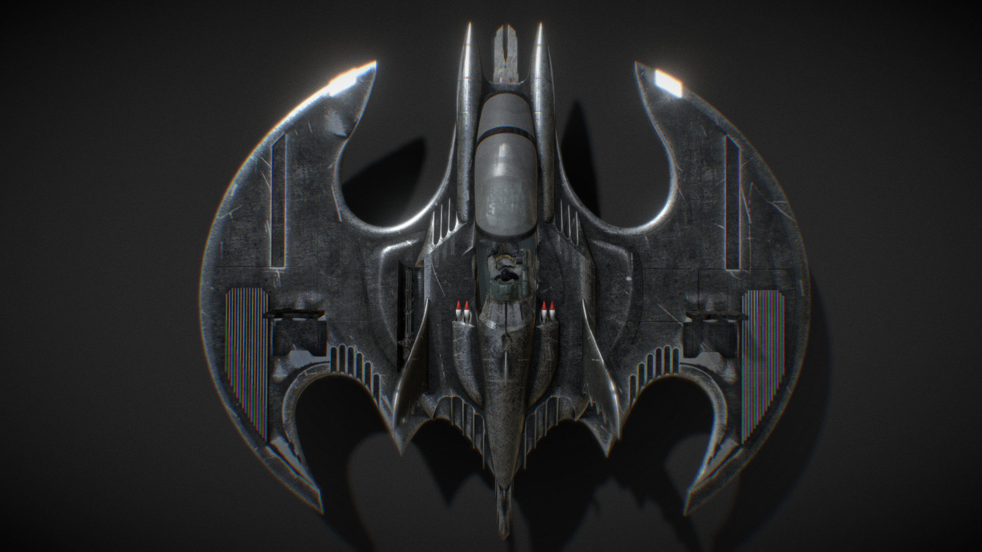 3D model Batwing from the film Batman 1989 VR / AR / low-poly | CGTrader