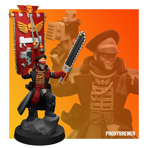 Warhammer 40k Imperial Guard Commissar