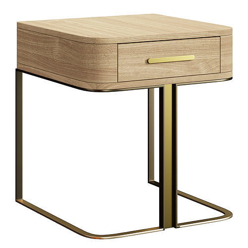 Hepworth Bedside Table by LOOM 3D model | CGTrader