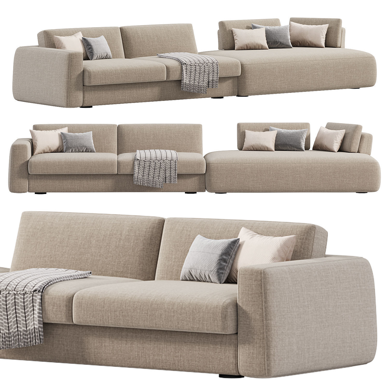 MODULAR SOFA URBAN 3D model | CGTrader