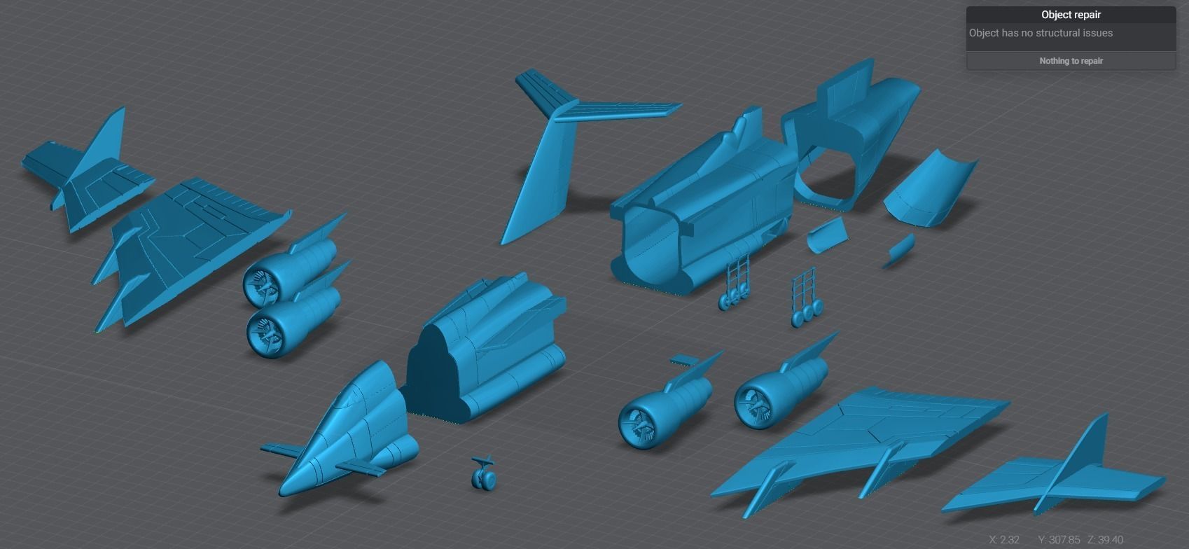 Shadair C184 Scale model 3D model 3D printable | CGTrader