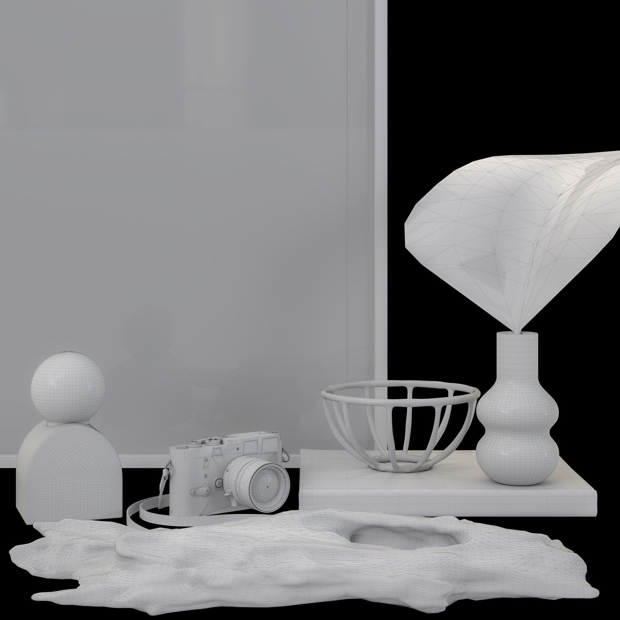 Decorative Set 008 3d Model Cgtrader