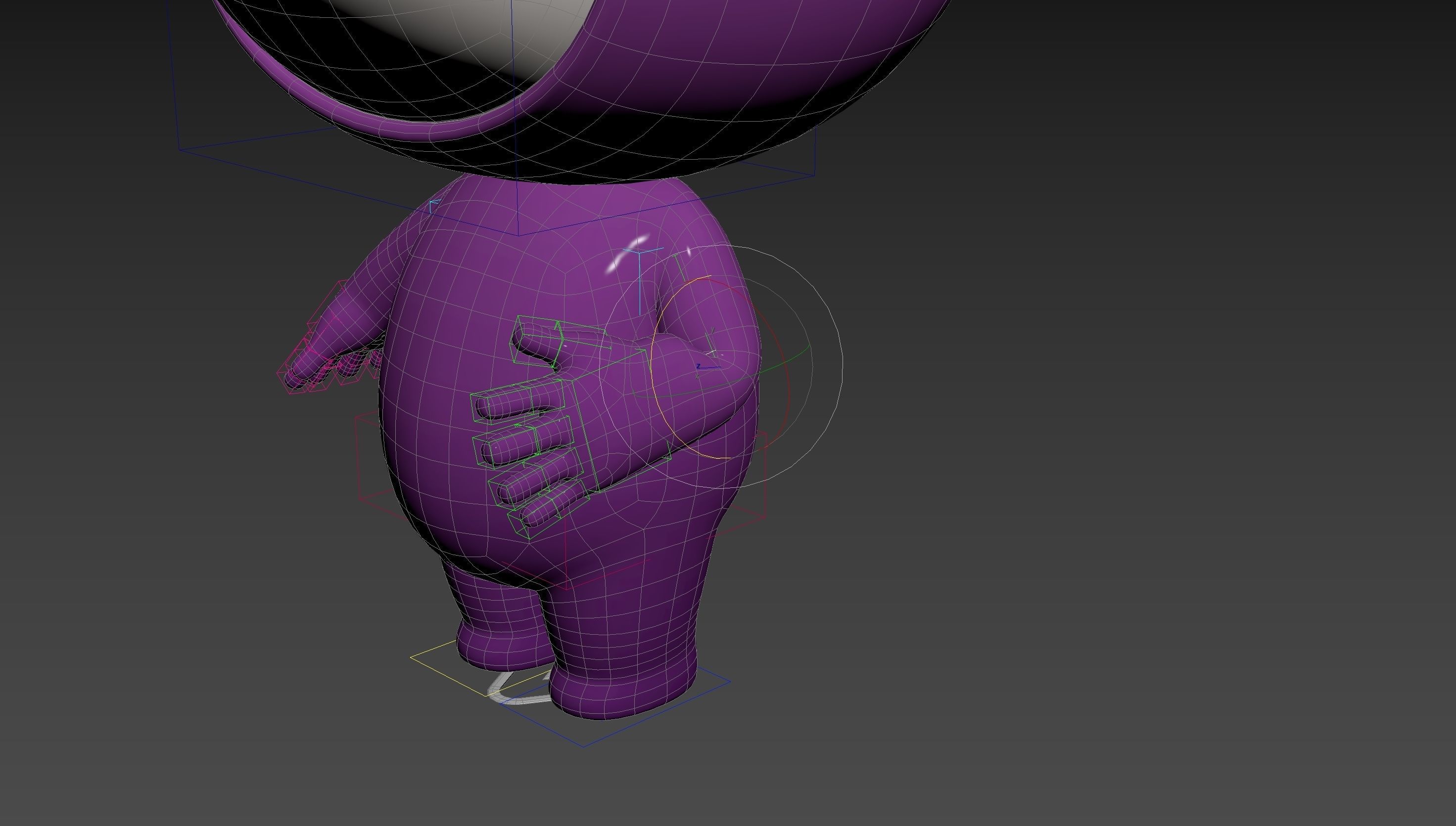 Character251 Rigged Mascot 3D model rigged | CGTrader