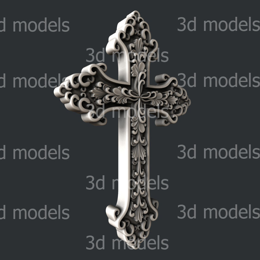 3d STL models for CNC or 3d printer cross24 3D model | CGTrader